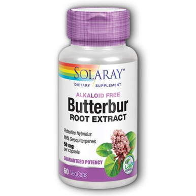 Butterbur Root Extract 60 VCaps (50 mg) - Tahoma Supplements