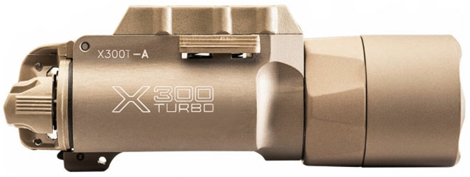 Surefire X300T-A Turbo Weapon Light LED Tan X300T-A-TN - Superior ...