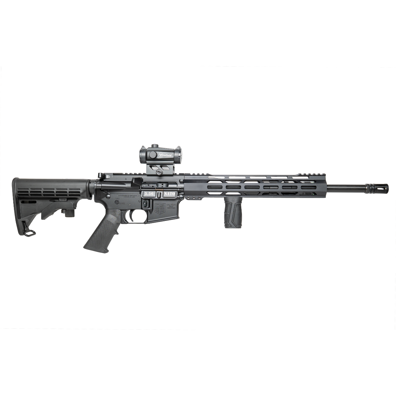 Diamondback DB15 5.56 NATO 16" Black & Firefield Impulse 3 MOA Red Dot ...