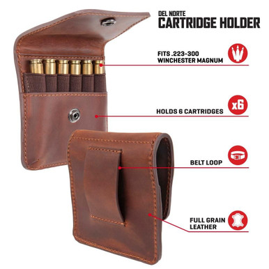 Allen Del Norte 6 Cartridge Carrier Rifle Brown 8513 - Superior Outfitters