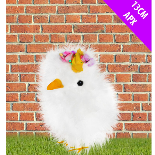 Fluffy White Easter Chick | Easter Indoor Decorations