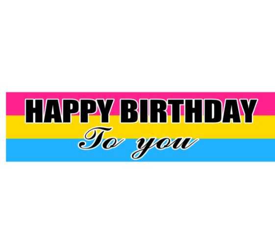 Personalised Pan Banner | Pride Party Banners
