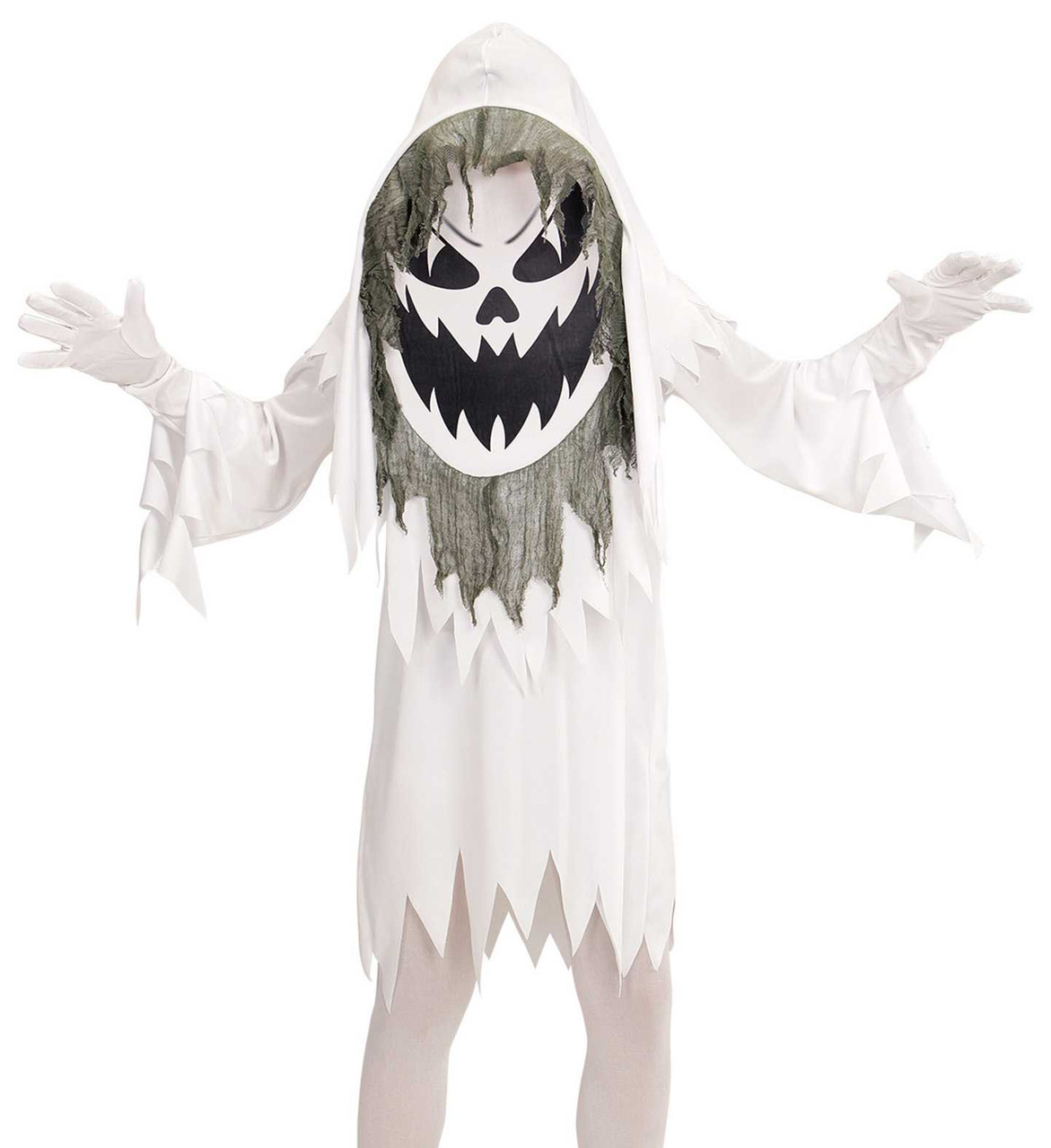 Oversized Head Evil Ghost Costume | Kids Halloween Costumes