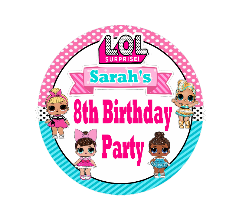 Personalised LOL Surprise Pinata | Custom LOL Dolls Pinata