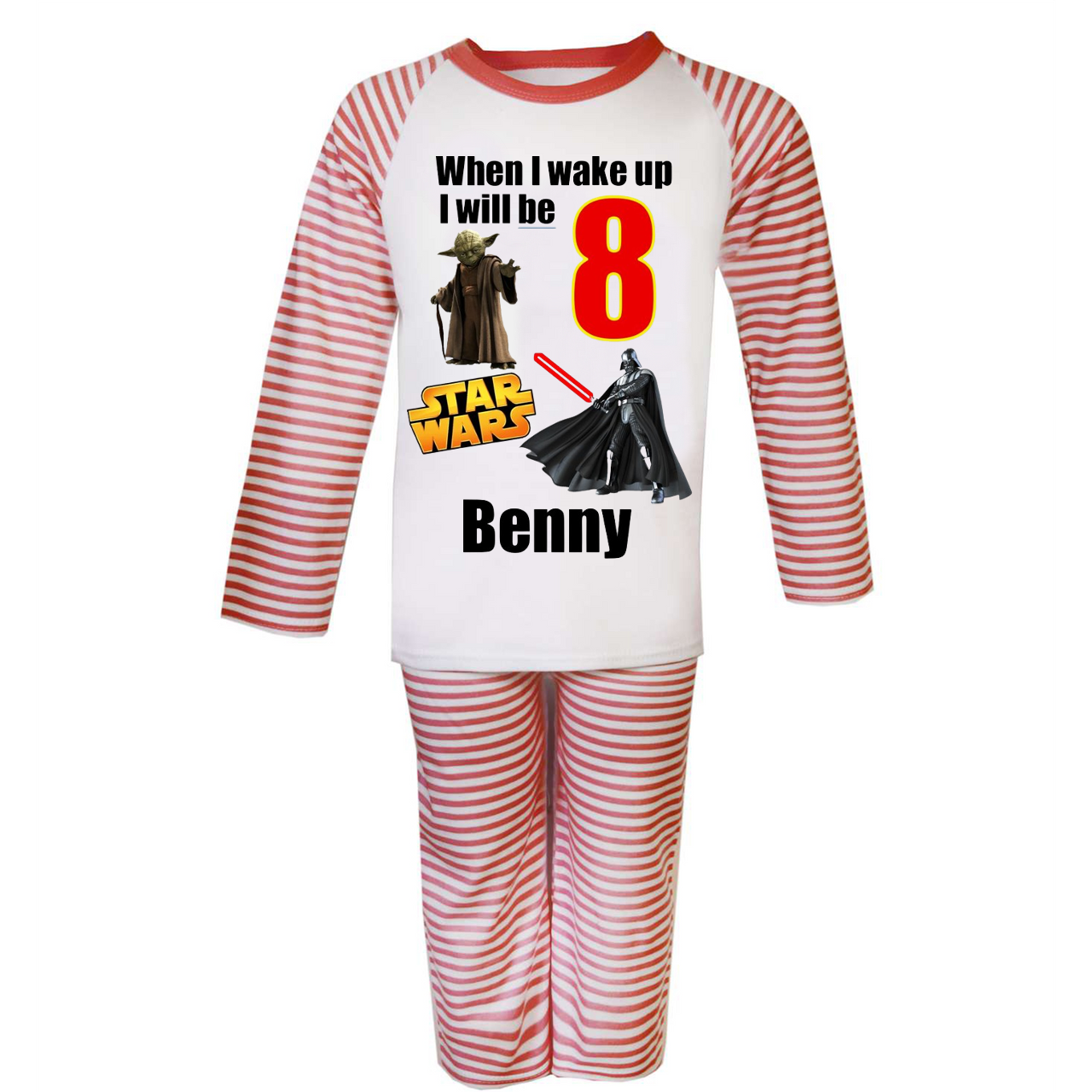 Personalised Star Wars Kids Pyjamas | Kids Custom Pyjamas