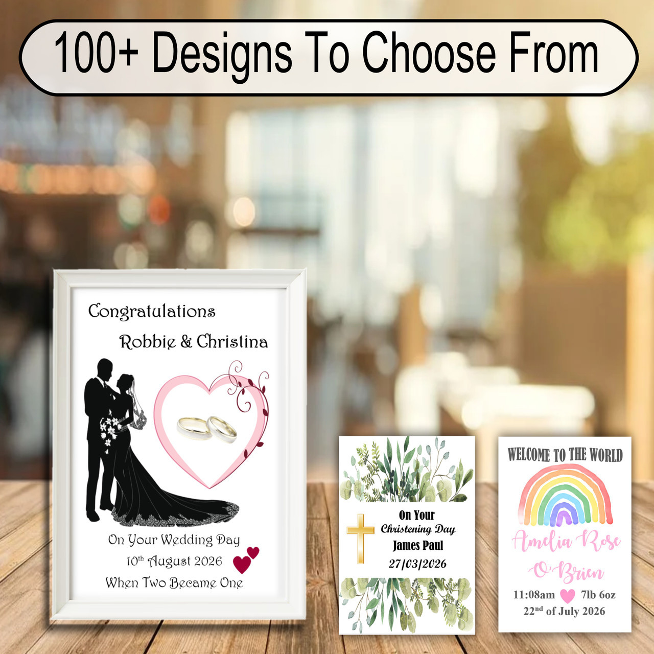 Personalised Cocomelon Frame - Custom Photo Frame Gift