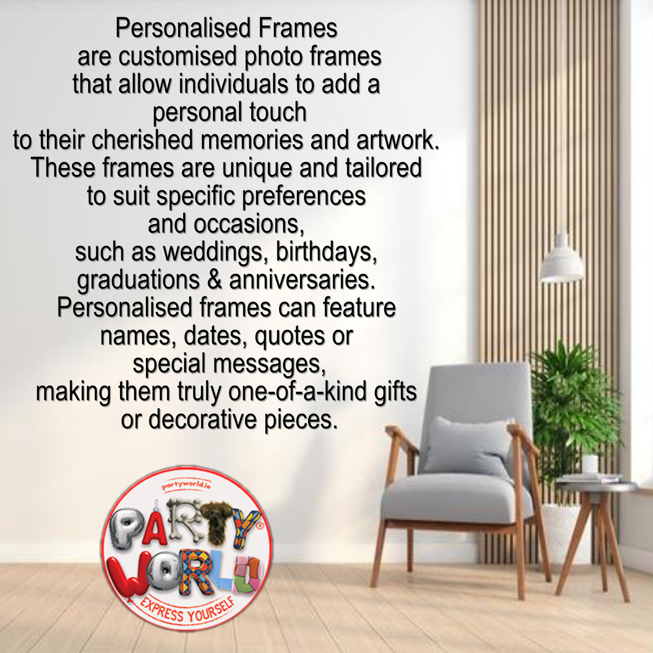 Personalised Christening Day Frame | PartyWorld