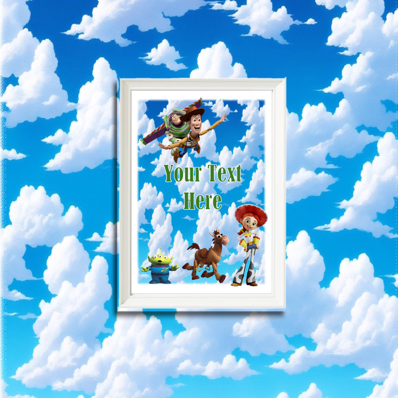 Personalised Toy Story Frame