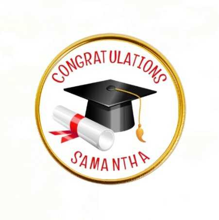 Personalised Graduation Choc Coins (15 Pack)