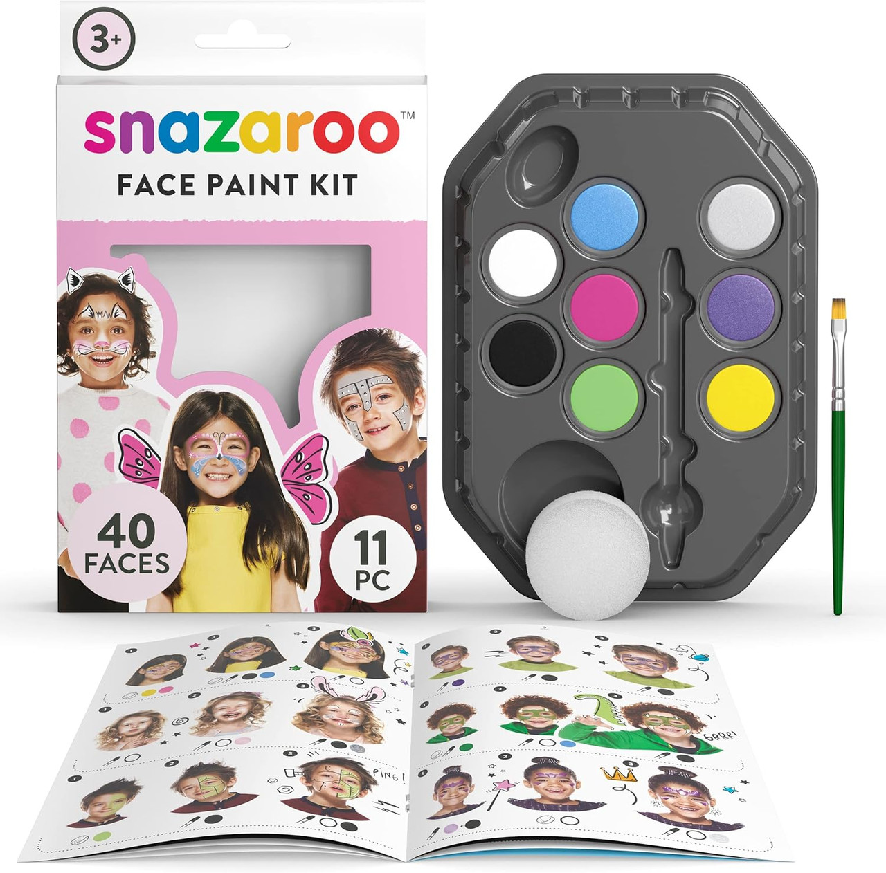 Snazaroo Fantasy Face Paint Palette Kit | PartyWorld
