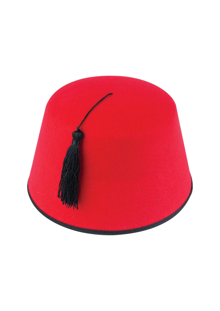 Red Fez Hat | Fancy Dress Costume Accessories