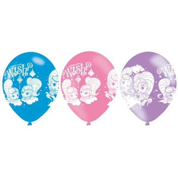 Shimmer and Shine Balloons | 6 Per Pack | PartyWorld