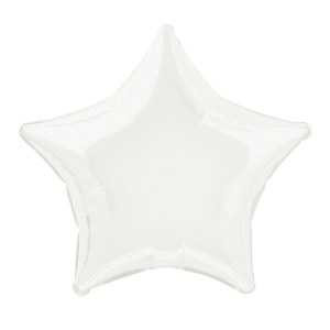 White Star Foil Balloon | Balloons | White Party Supplies