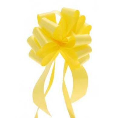 30mm Yellow Pull Bow Ribbon | Party Supplies & Decorations