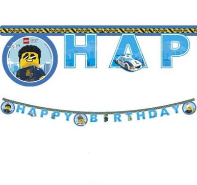 Lego City Party Banner | Lego Party Supplies | PartyWorld