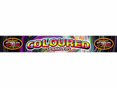 Coloured Sparklers 10" - Vibrant Sparklers for Celebrations