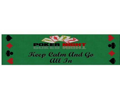 Personalised Poker Night Banner | Custom Party Banners