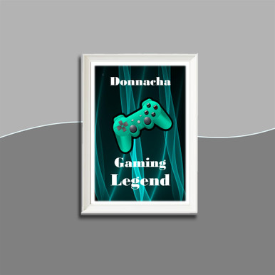 Personalised Level Up Boy Frame | Personalised Frames