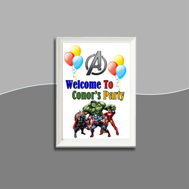 Personalised SuperHero Frame | Avengers Frames