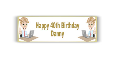 Personalised Computer Genius Banner | PartyWorld