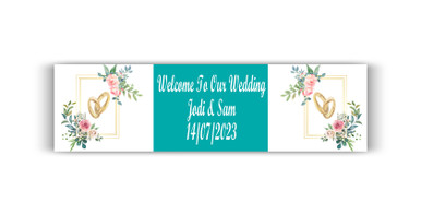 Personalised Wedding Rings Banner | PartyWorld