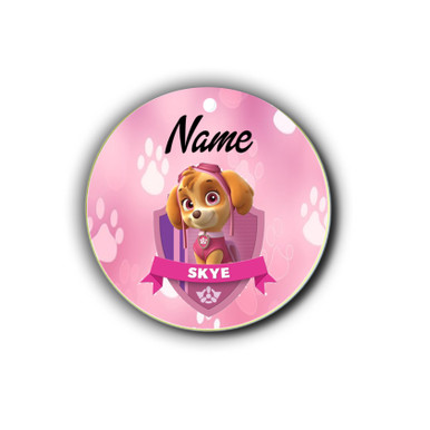 Personalised Paw Patrol Skye Gift Tag