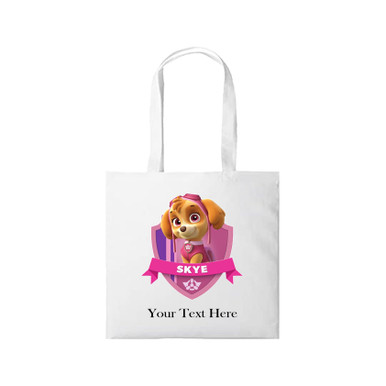 Personalised Paw Patrol Skye Tote Bag