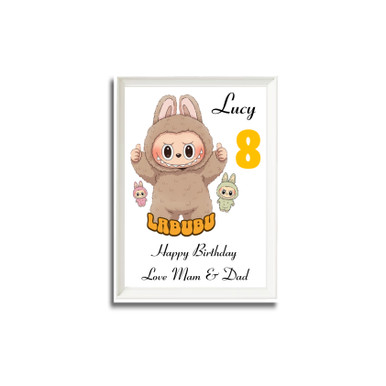 Personalised Labubu Dolls Frame