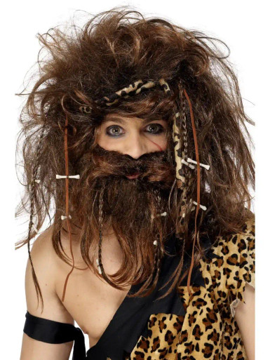 Crazy Caveman Wig | One Size Fits Most | Fancy Dress Wigs