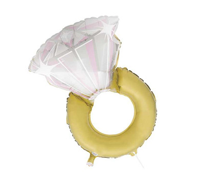 Diamond Ring Foil Balloon | 32 Inches | PartyWorld