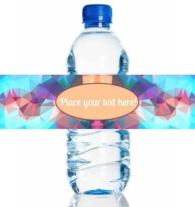Personalised Abstract Bottle Labels (4 Pack) | PartyWorld