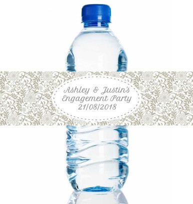 Personalised Engagement Bottle Labels (4 Pack) | PartyWorld