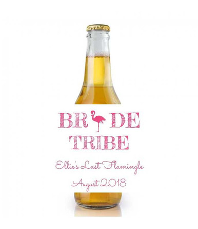 Personalised Bride Tribe Bottle Labels (6 Pack) | PartyWorld