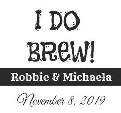 Personalised I Do Brew Bottle Labels (6 Pack) | PartyWorld