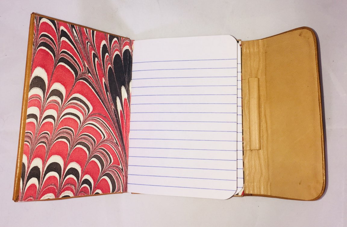 19th Century Style Leather Bound Notebook - South Union Mills