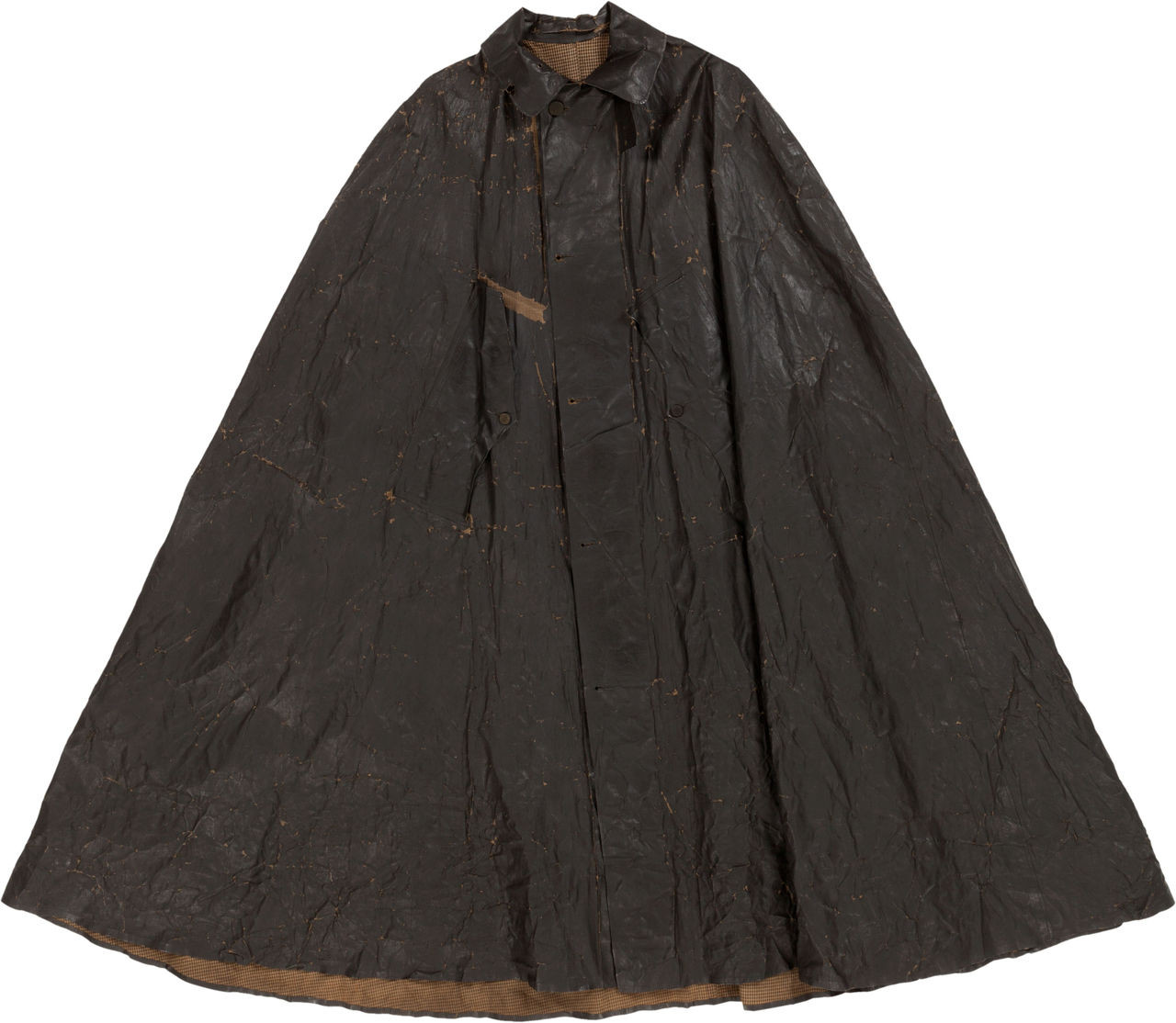 Rain Cape - Rubberized Cloth - South Union Mills