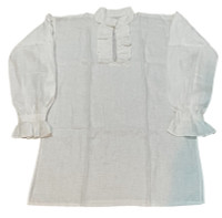 18th/Early 19th Century Hand Sewn Linen Ruffle Shirt - South Union Mills