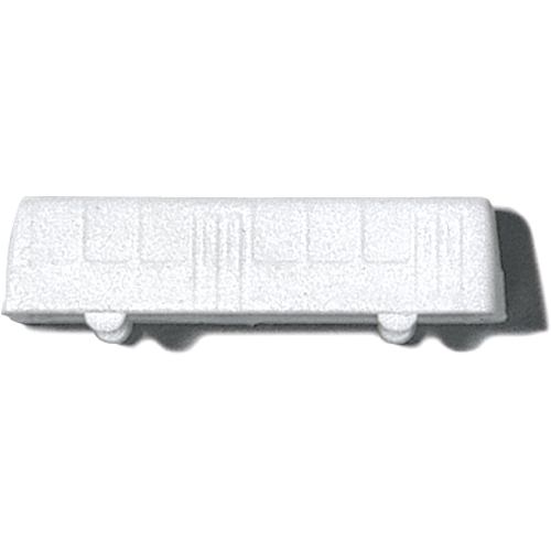 White Polystyrene City Bus - 1:500