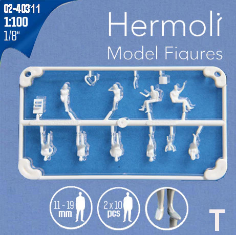People Scale Figures | Miniature Human Models for Architect & Design ...