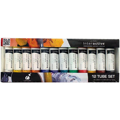 Atelier Interactive Artist Acrylics - 12 x 20ml Tube Set