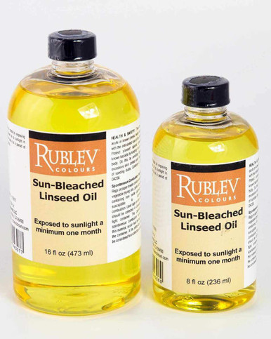 Rublev Sun Bleached Linseed Oil Refined Oil Painting Medium