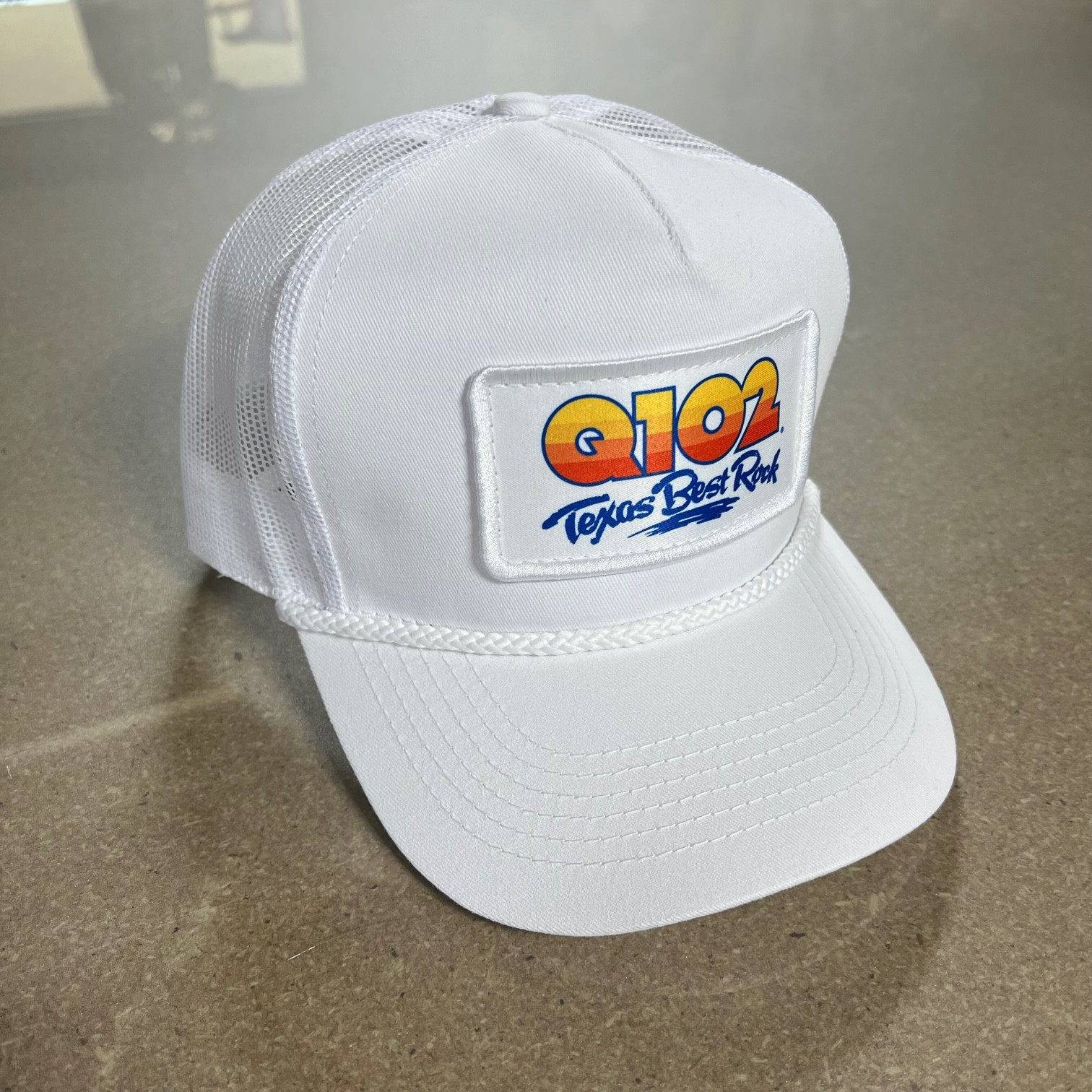 Q102 – Texas Best Rock – Old School High Rise Trucker Hat
