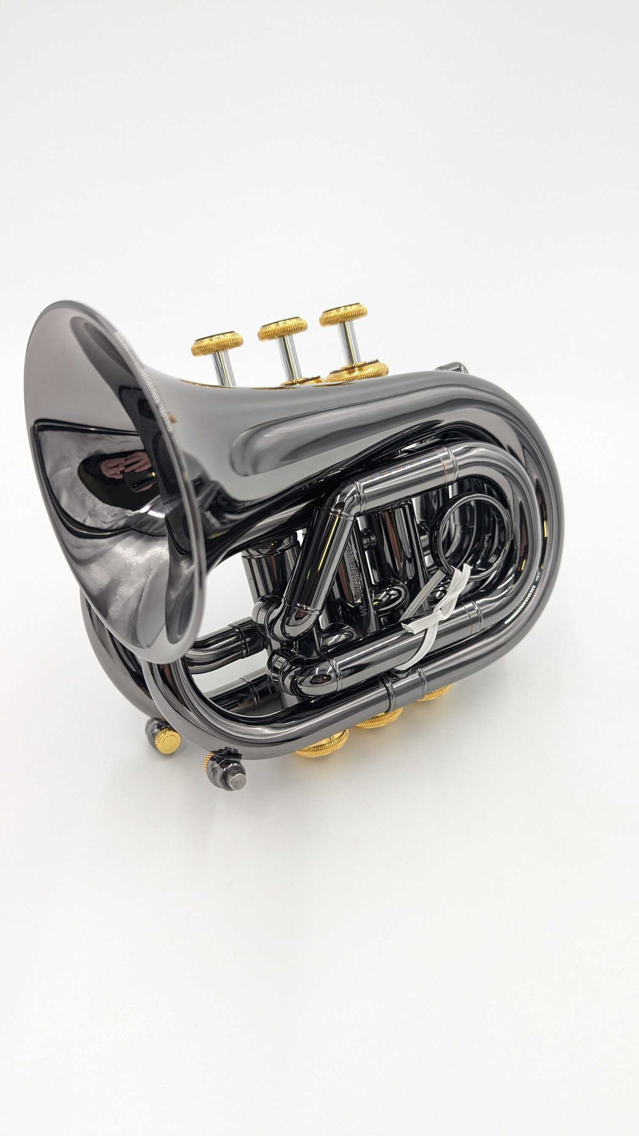 The Adorable Carolbrass Blackhawk Mini Pocket Trumpet CST-1000-YSS-Bb-L ...