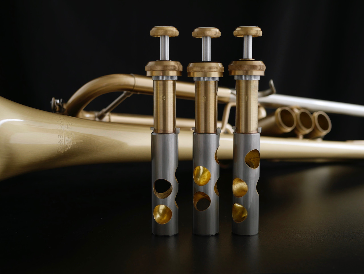 ACB Model 2RL Entry-Level Professional Trumpet in Silver Plate!