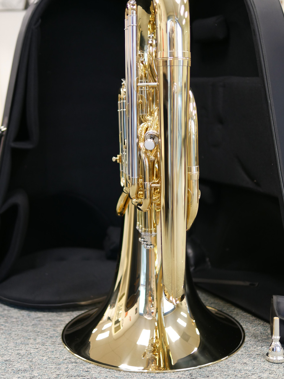 John Packer JP377 Sterling EEb Tuba in Gold Lacquer!