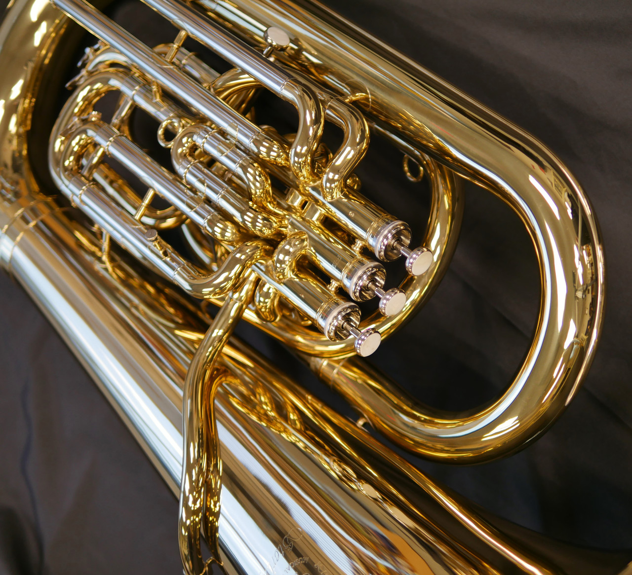 John Packer JP377 Sterling EEb Tuba in Gold Lacquer!