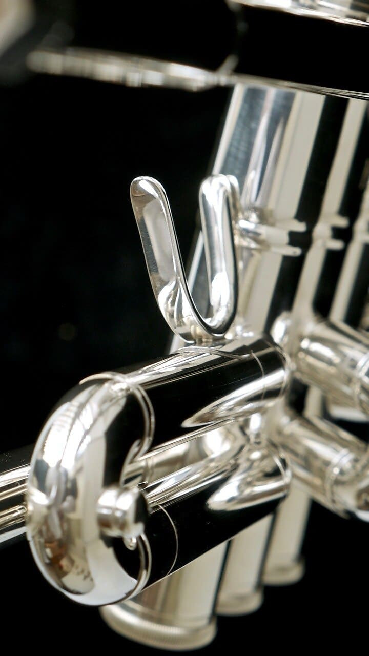 Manchester Brass Pro Trumpet in Silver Plate with Gold Brass Bell!