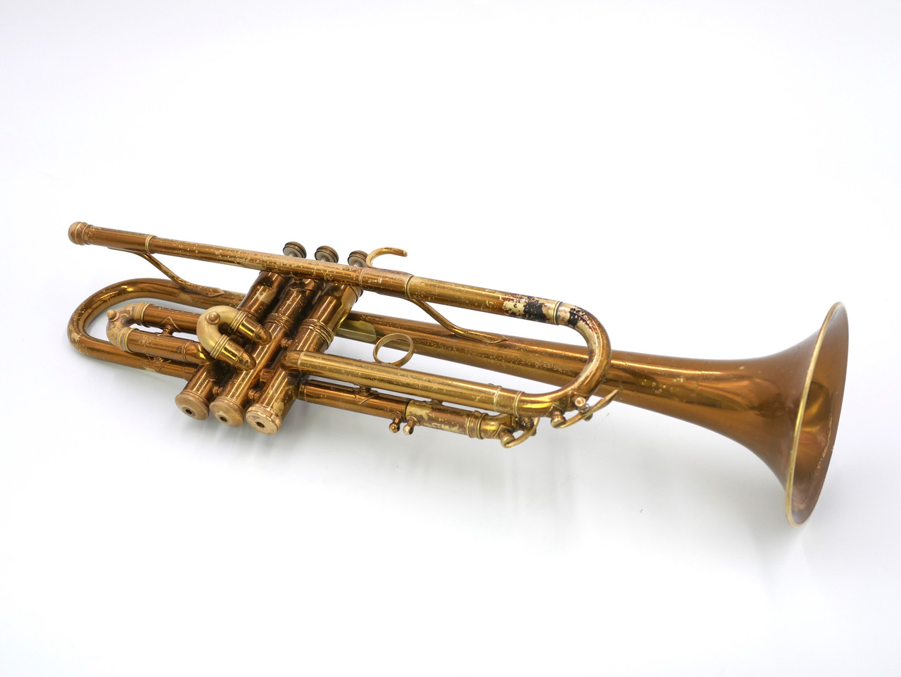 Vintage 1946 Frank Holton Model 48 Trumpet in Lacquer!
