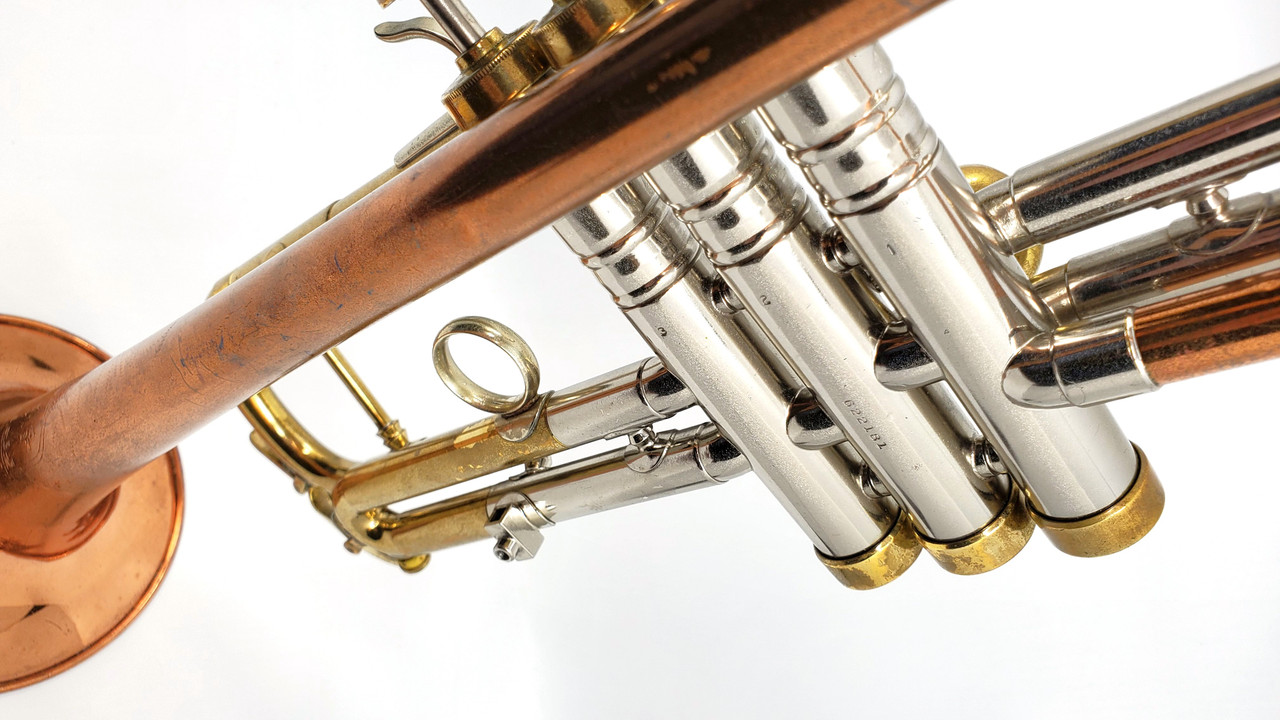 A Total Chameleon! 1956 Conn Victor 10A Long Model Cornet with Coprion ...