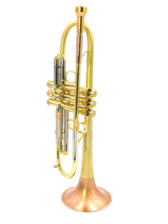 Taylor Piranha Trumpet in Clear Lacquer with Polished Accents and Inner ...